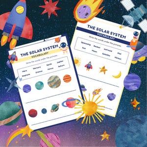 Planets of the Solar System Printable | Space Themed Worksheets for ...