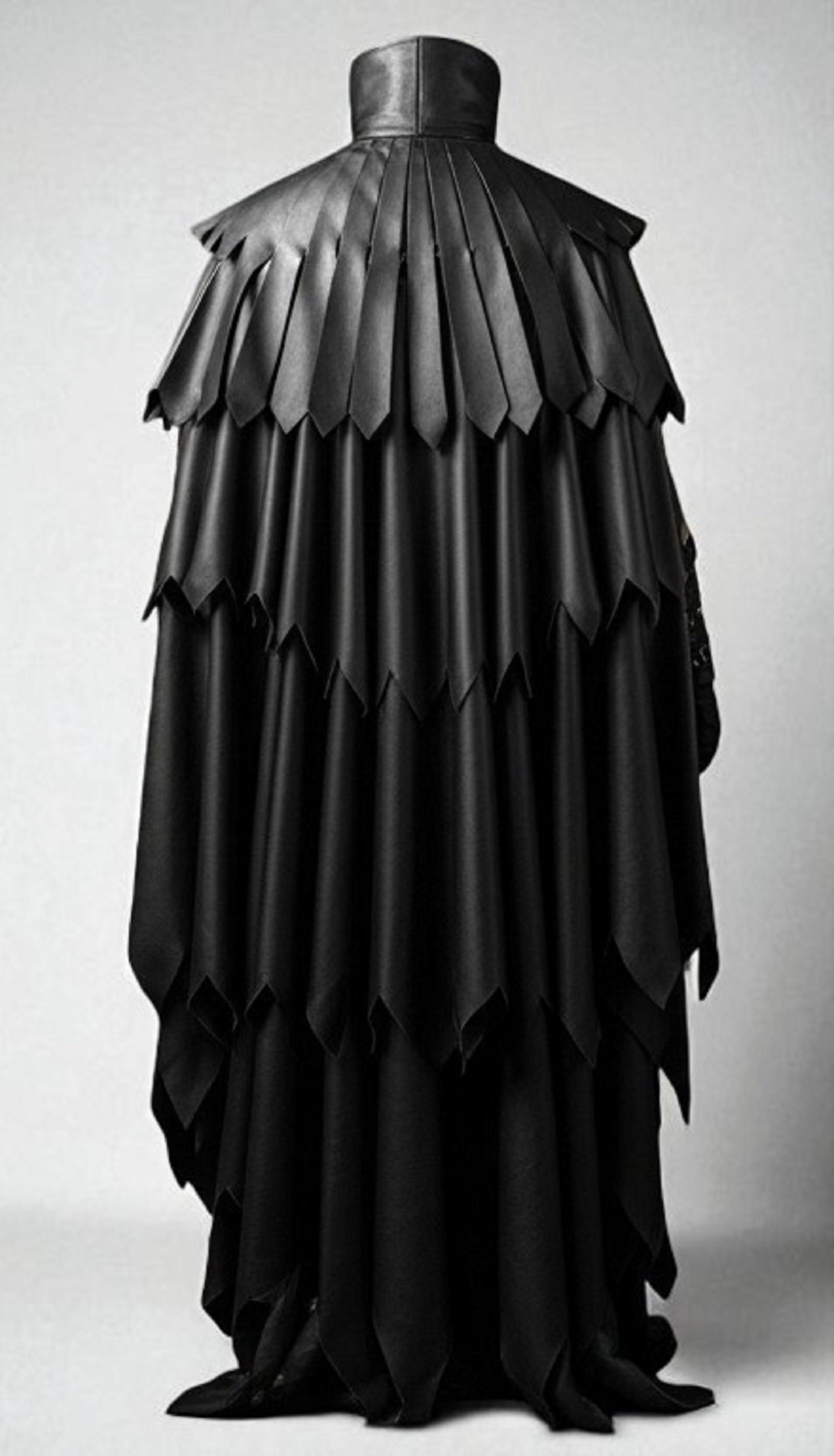 Handmade Layered Leather Cloak Armor Set: Gothic Renaissance LARP ...