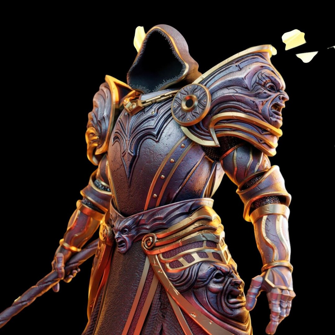 Inarius/diablo/sculpture/3d Resin Model/collectible Figure - Etsy