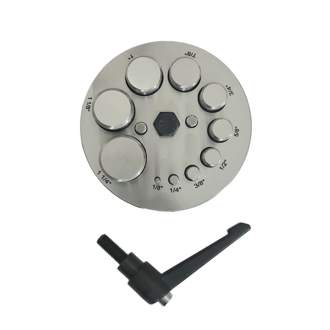 Round Disc Cutter Set – 10 Metal Punches, Jewelry Making Tool (3.2mm to ...