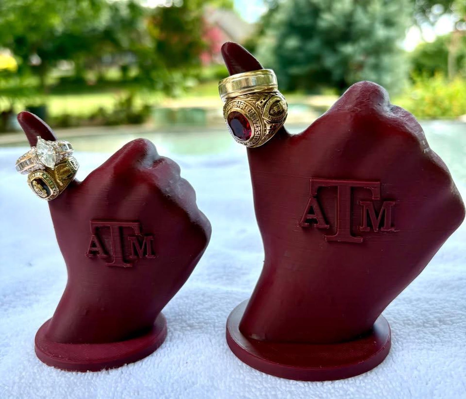 Texas Aggies "gig Em" Ring Holder - Etsy