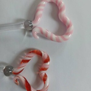 Gorgeous Love Heart Swizzle Sticks, Curled Bottom, Set of Two Cocktails ...