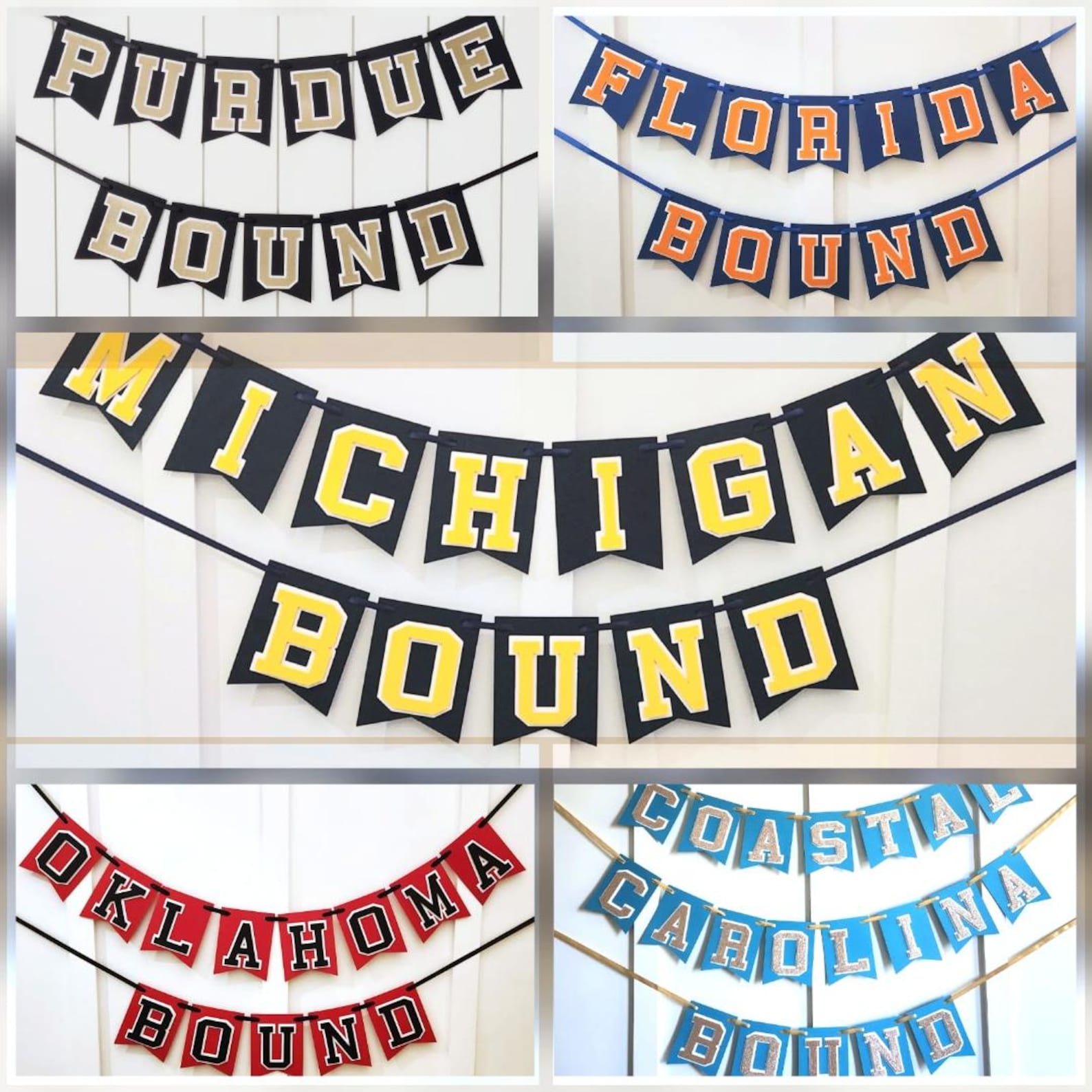 Custom College Bound Banner Personalized: Graduation Party Banner 2026 ...