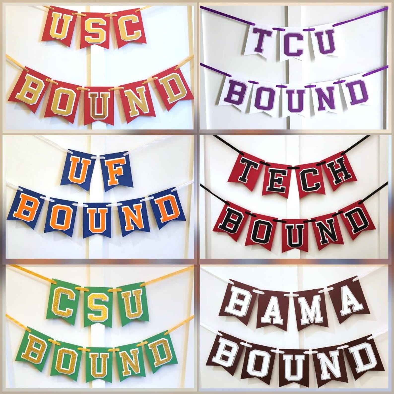 Custom College Bound Banner Personalized: Graduation Party Banner 2026 ...