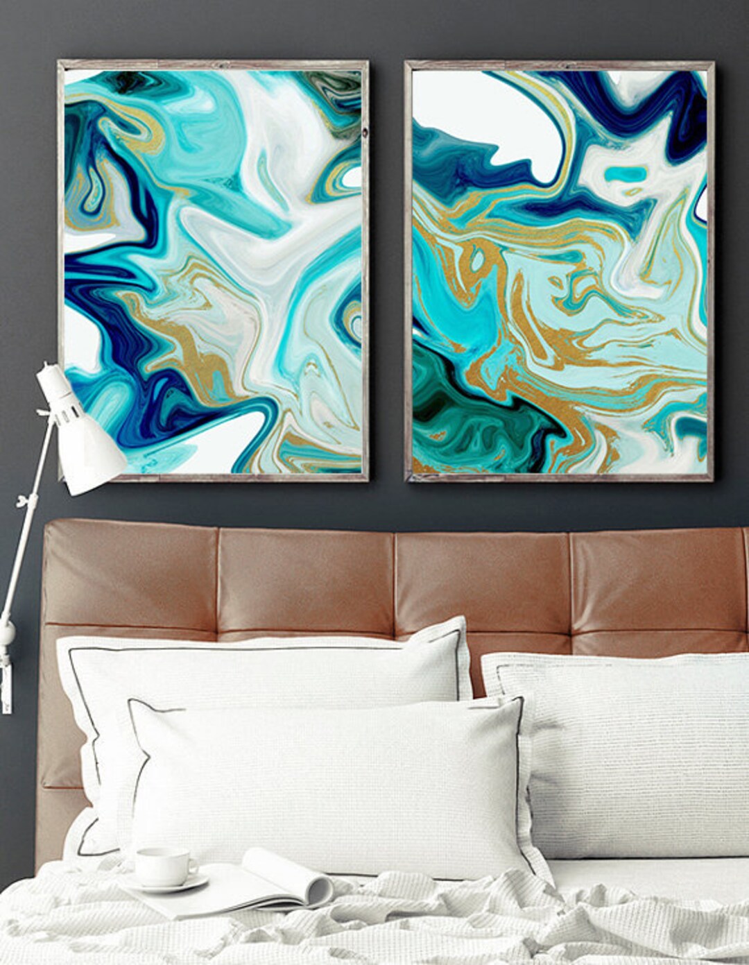 Two Prints, Set of Two, Beach Art, Abstract Art, Modern Art ...
