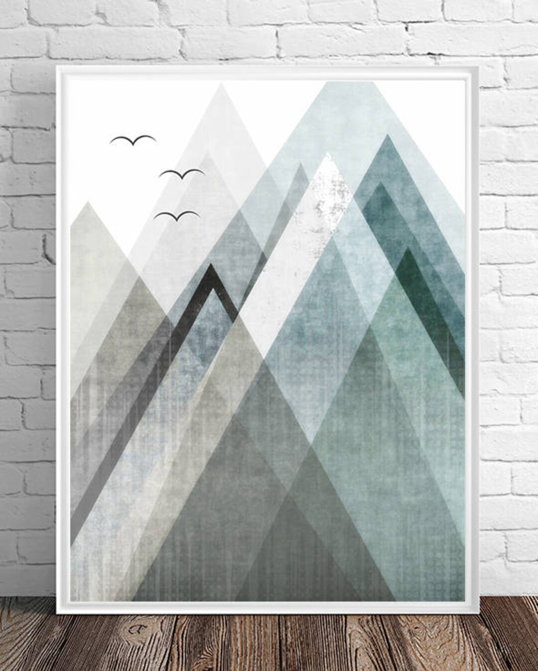 Mountains Print Abstract Print Geometric Wall Art Abstract - Etsy