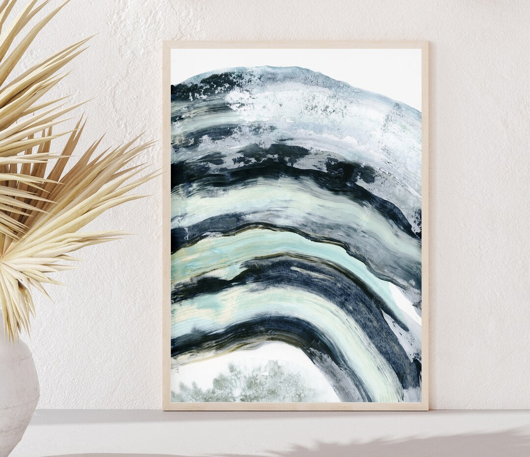 Agate Print, Watercolor Agate, Painting, Agate Wall Art, Geode Wall Art ...