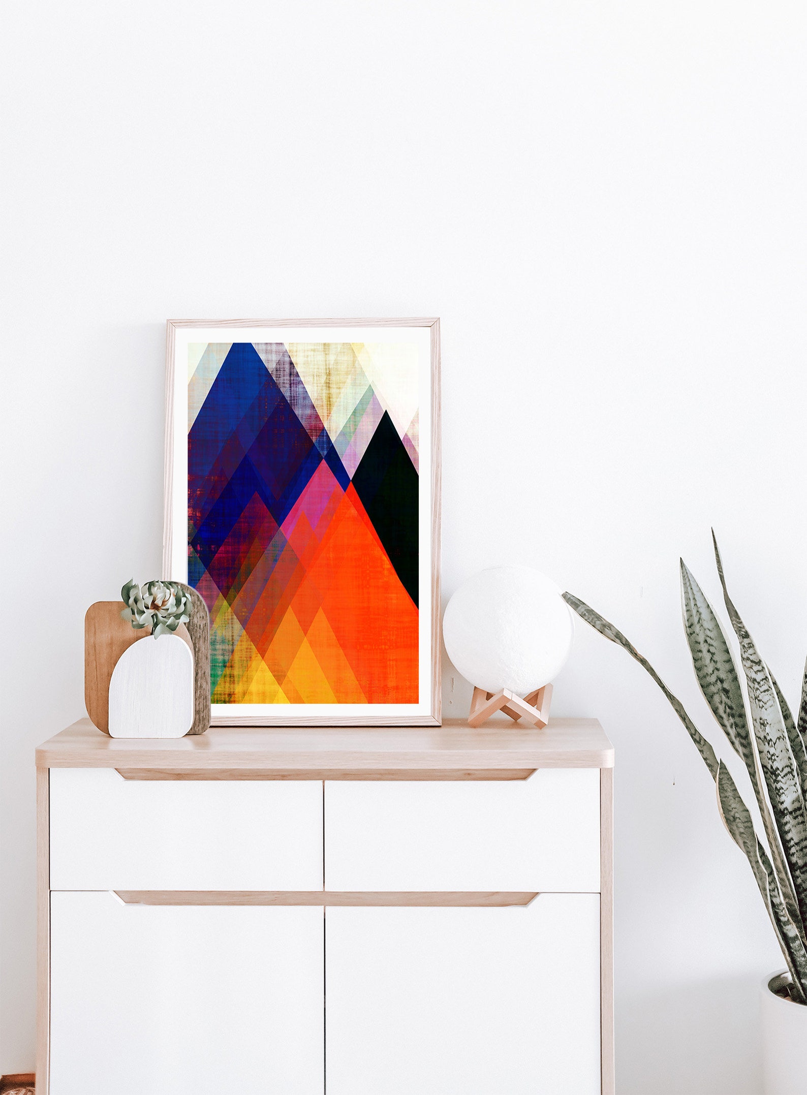 Mountain Art Geometric Art Contemporary Art Print Modern - Etsy