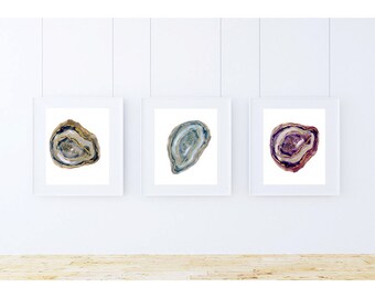 Agate Printable Poster, Watercolor Agate Print, Agate Art, Decorative ...