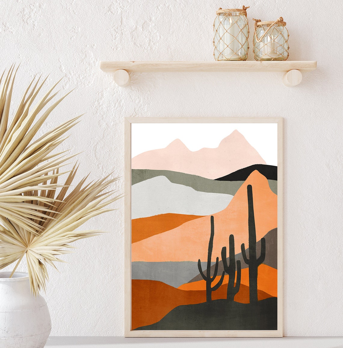 Desert Print Southwestern Decor Desert Art Mountain Print - Etsy
