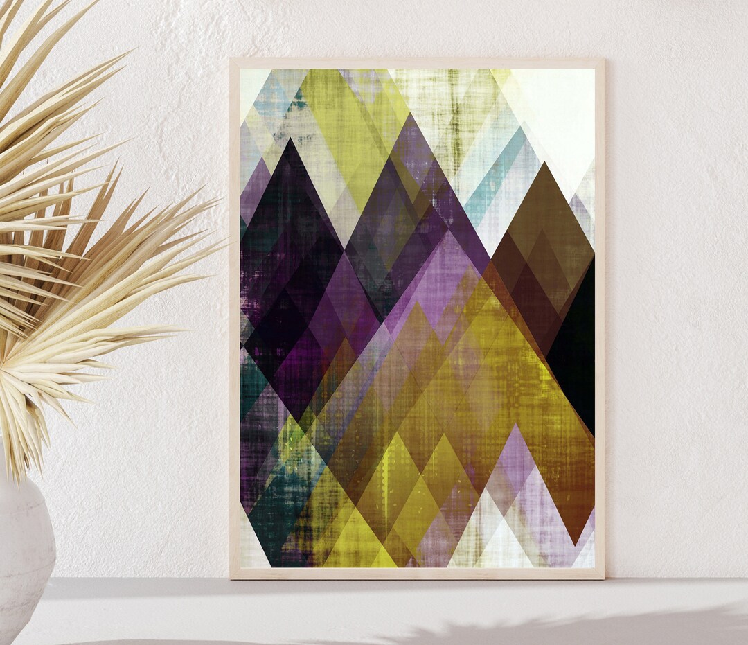 Modern Geometric Art, Abstract Painting, Abstract Art, Graphic Art ...