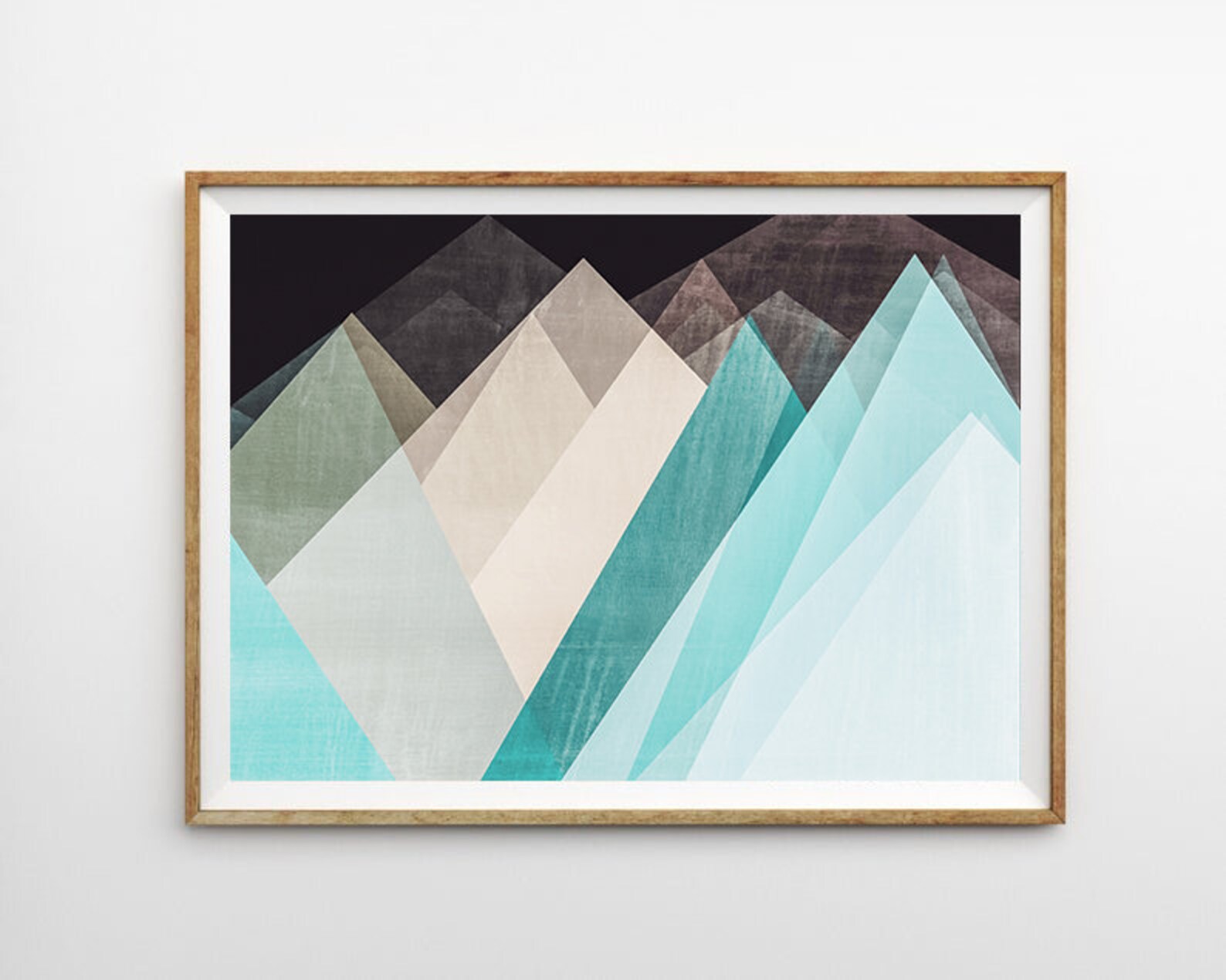 Mountains Print Abstract Print Geometric Wall Art Abstract - Etsy