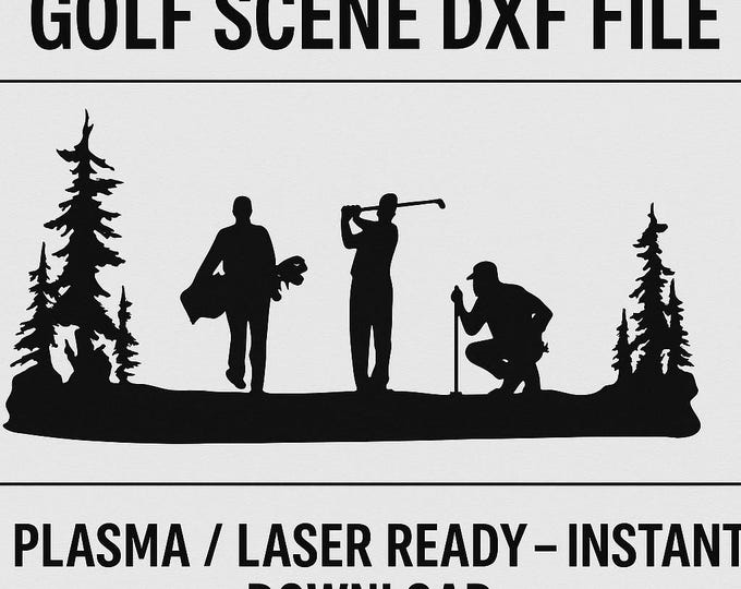 Golf Dxf, Laser Cut, Silhouette, Cnc, Svg, Plasma, Glowforge (digital ...