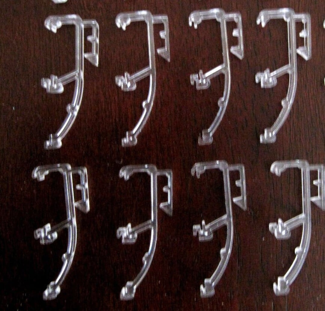 1 Double Slat CLEAR VALANCE CLIPS for Horizontal Wood or Mini Blinds - Etsy