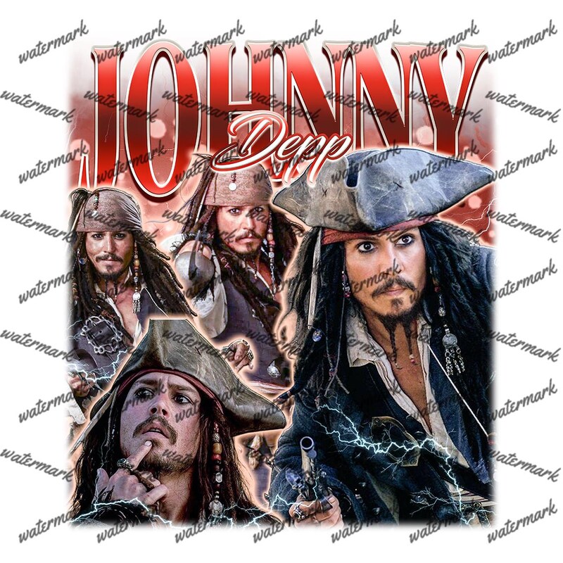 Johnny Depp T Shirt - Etsy