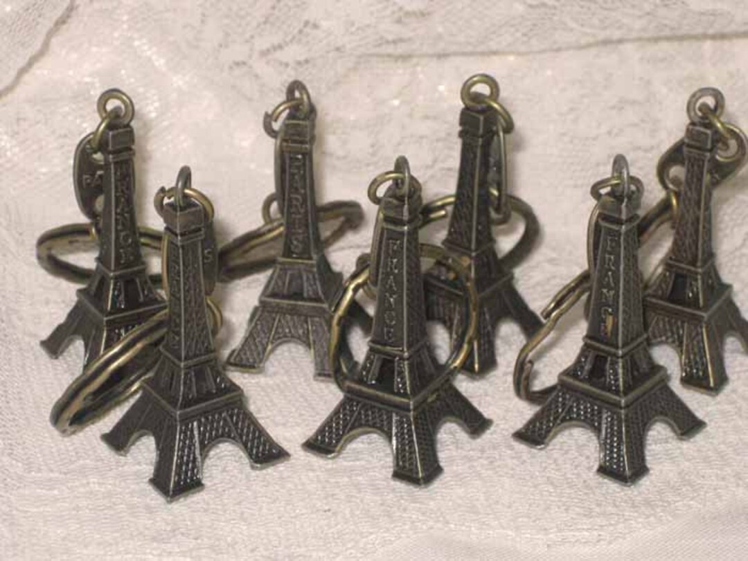 Eiffel Tower Key Chain Embellishment From Paris France Authentic Champs ...
