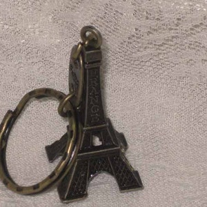 Eiffel Tower Key Chain Embellishment From Paris France Authentic Champs ...