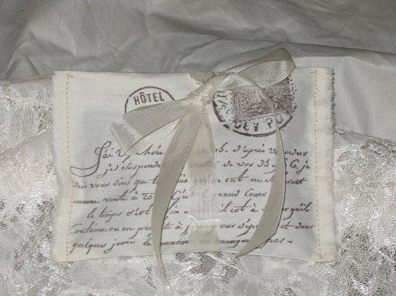 Vintage Paris Sachet Handmade and Hand Stamped Filled With Provance ...