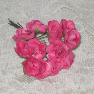 36 Paper Flowers Vintage Style Millinery Mulberry Paper - Etsy