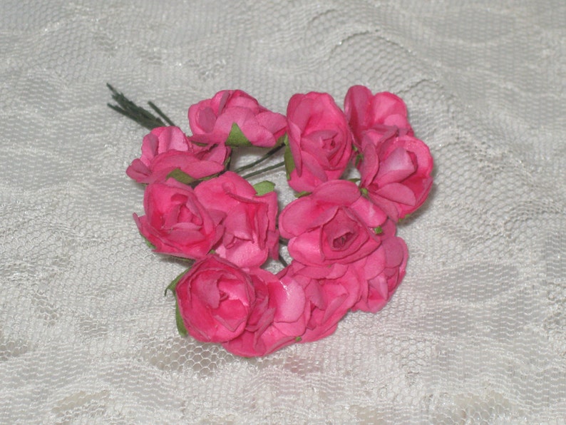 36 Paper Flowers Vintage Style Millinery Mulberry Paper - Etsy