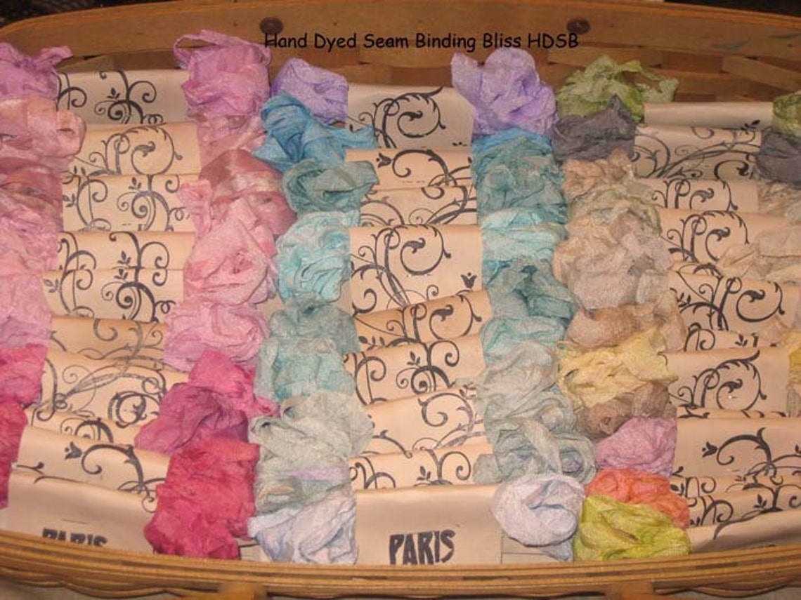 Scrunched Seam Binding Ribbon Seam Binding Crinkle Ribbon 5 | Etsy