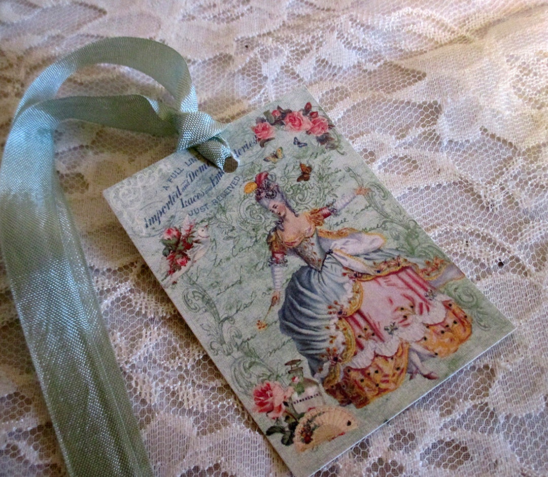 French Gift Tags, Antoinette Gift Tags, Versailles Gift Tags, French ...