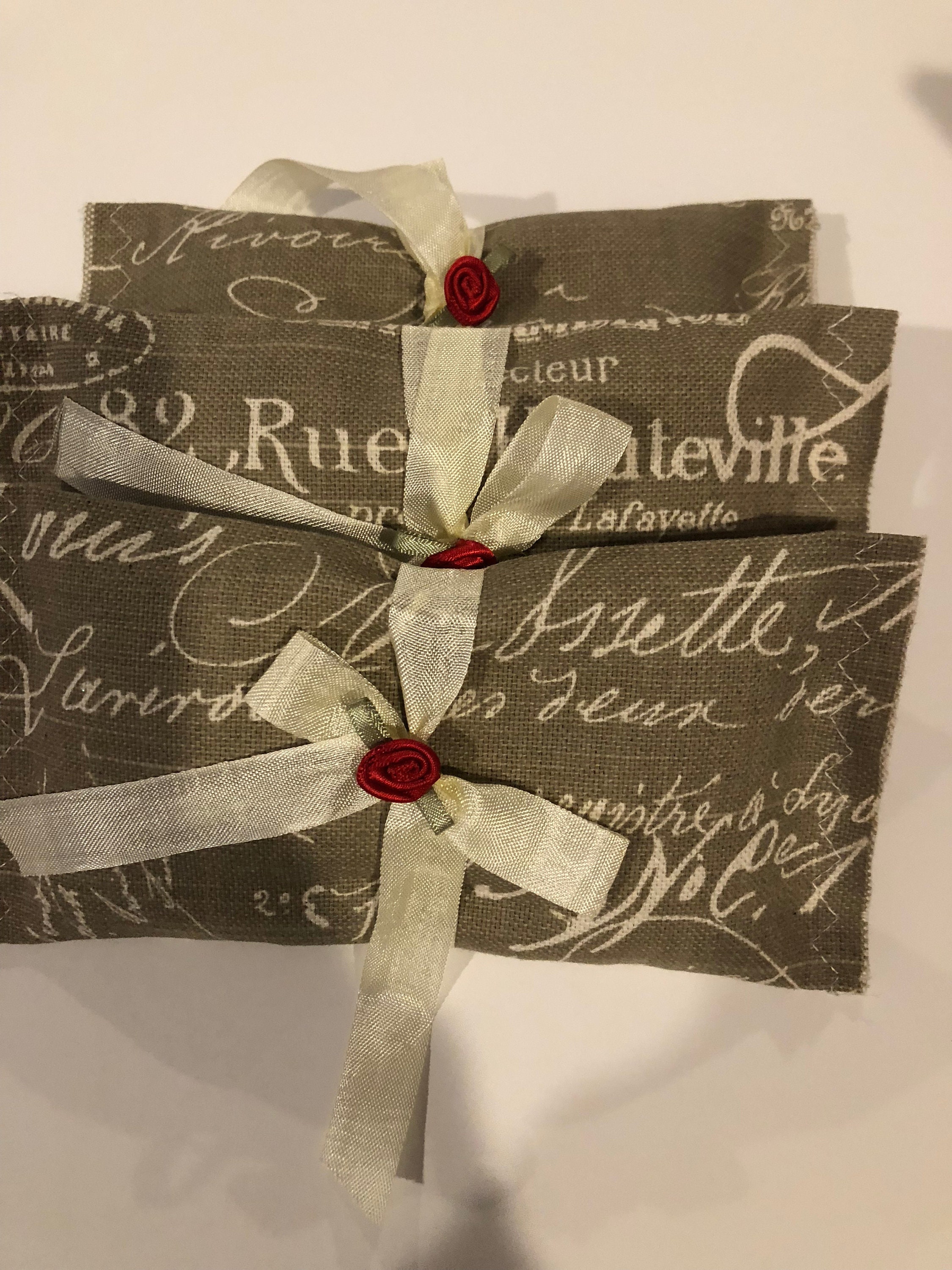 French Country Lavender Sachet, Farmhouse Decor, Paris Sachet With ...