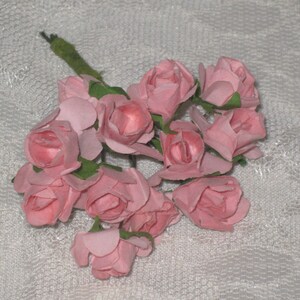 36 Paper Flowers Vintage Style Millinery Mulberry Paper - Etsy