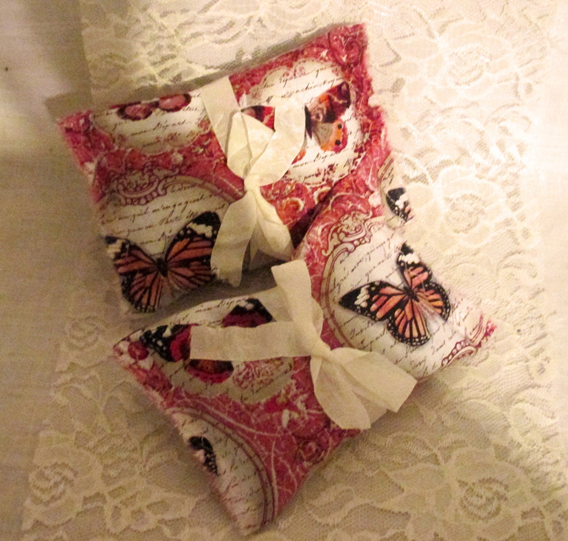 French Lavender Sachet Vintage French Market Butterfly Sachet Handmade ...