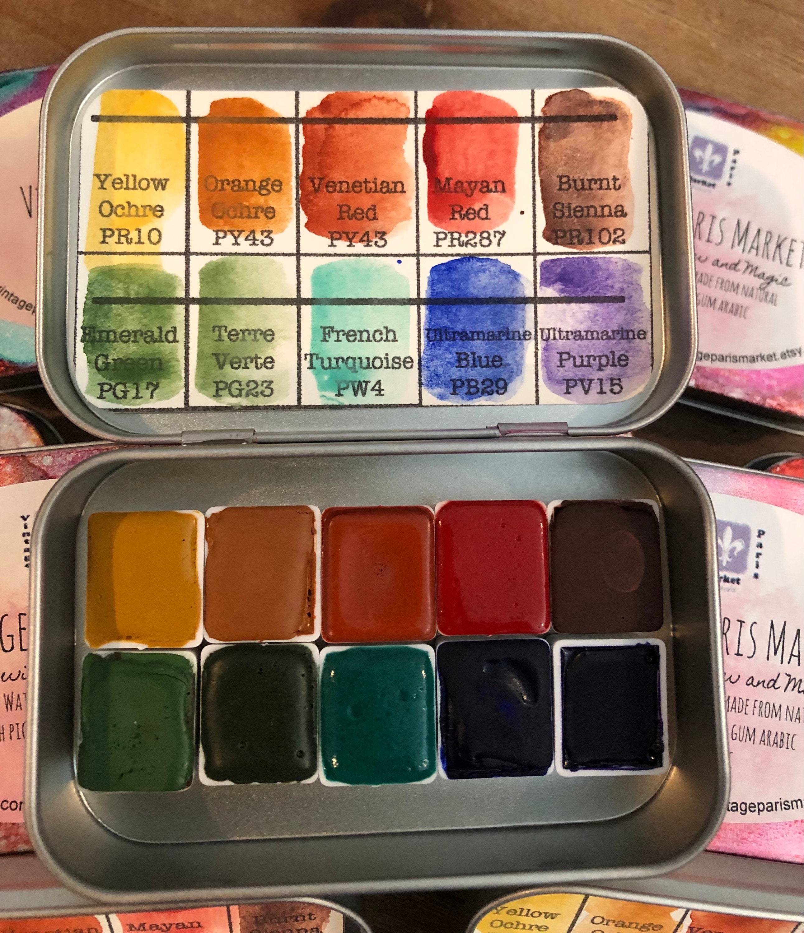 Handmade Watercolor, Natural Earth Pigment Watercolors, Fine Art ...