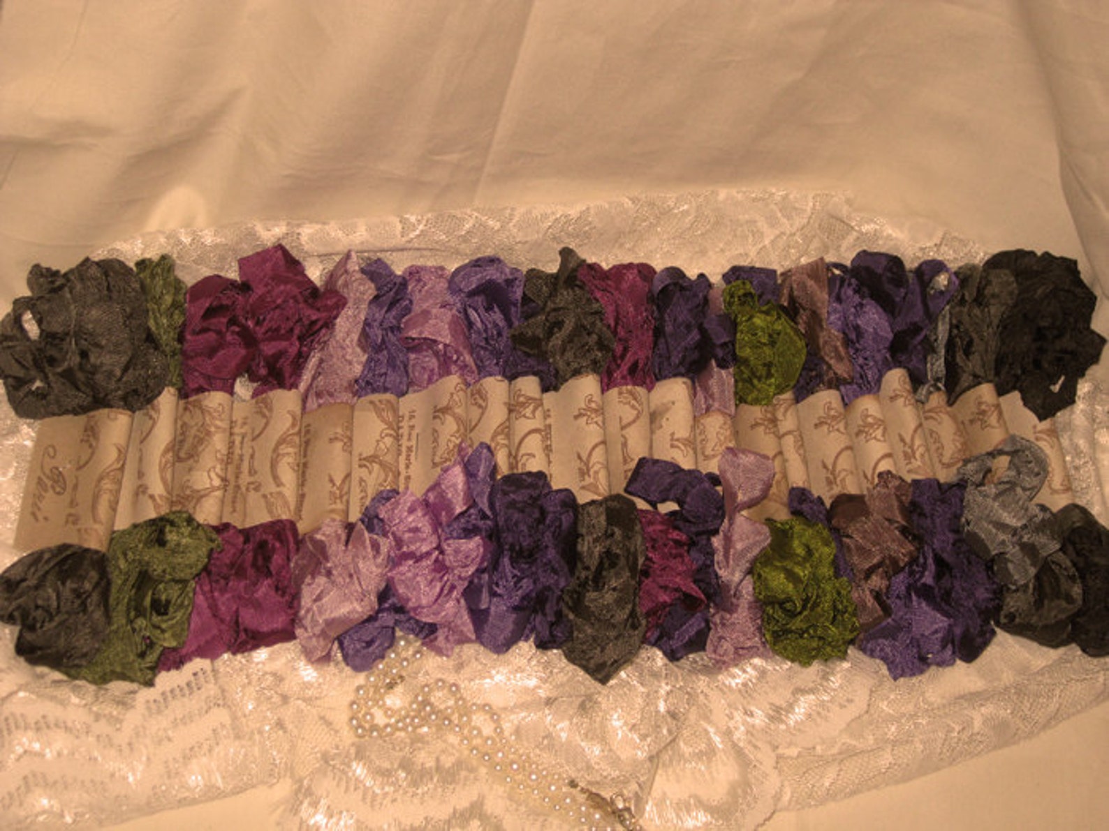 Scrunched Seam Binding Ribbon Crinkled Seam Binding - Etsy