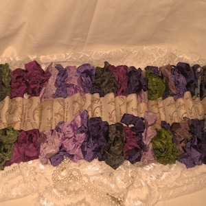 Scrunched Seam Binding Ribbon, Crinkled Seam Binding, Scrunched ...