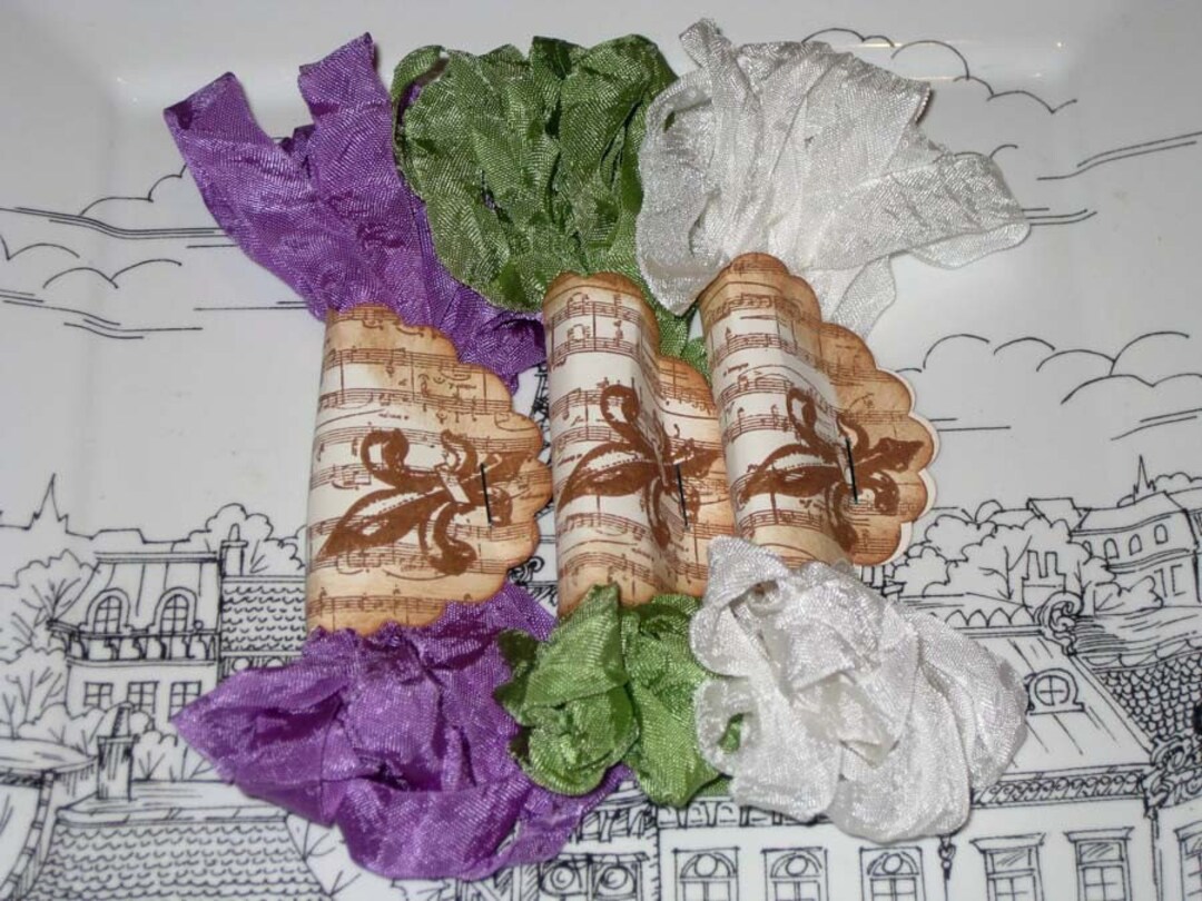 Scrunched Seam Binding Ribbon, Crinkled Seam Binding Packaged Vintage ...