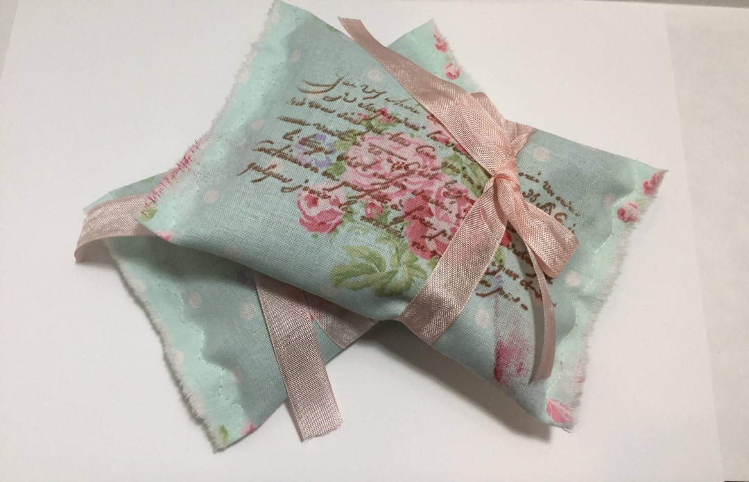 French Blue Lavender Sachet, Handmade Lavender Sachet, Vintage French ...