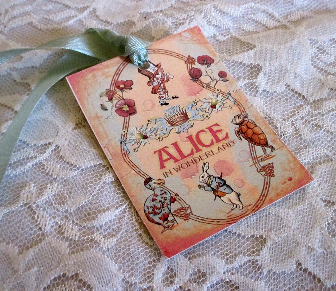 French Gift Tags, Alice in Wonderland Gift Tags, Gift Tag, Vintage Gift ...