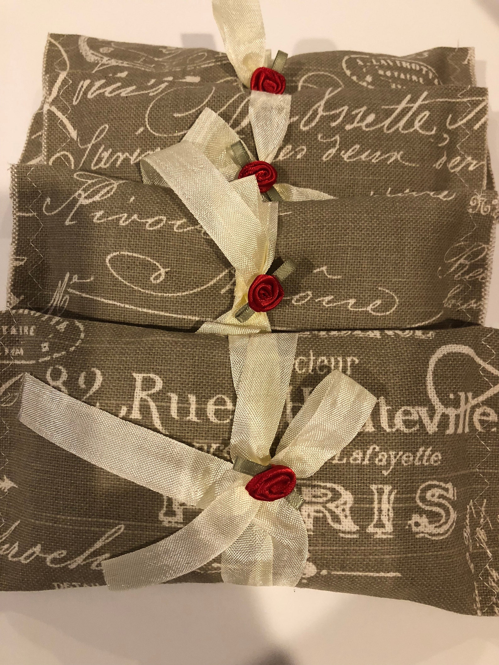 French Country Lavender Sachet, Farmhouse Decor, Paris Sachet With ...