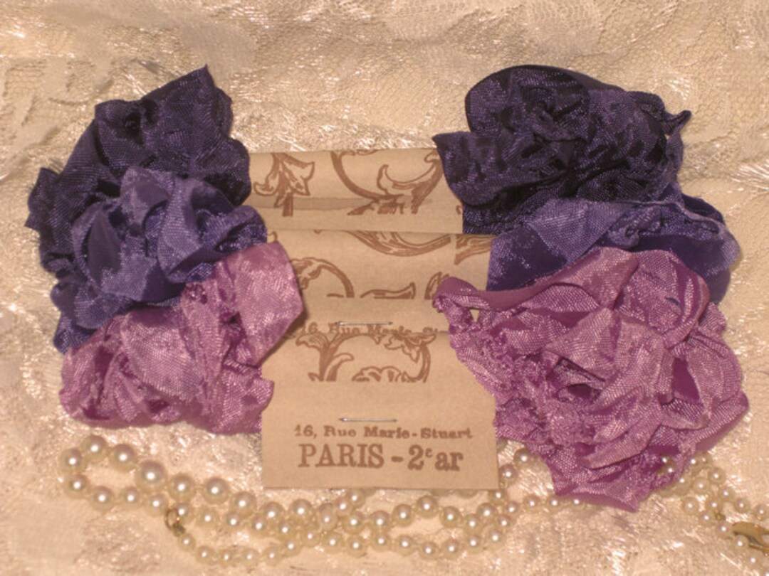 Scrunched Seam Binding Ribbon, Crinkled Seam Binding, Scrunched ...