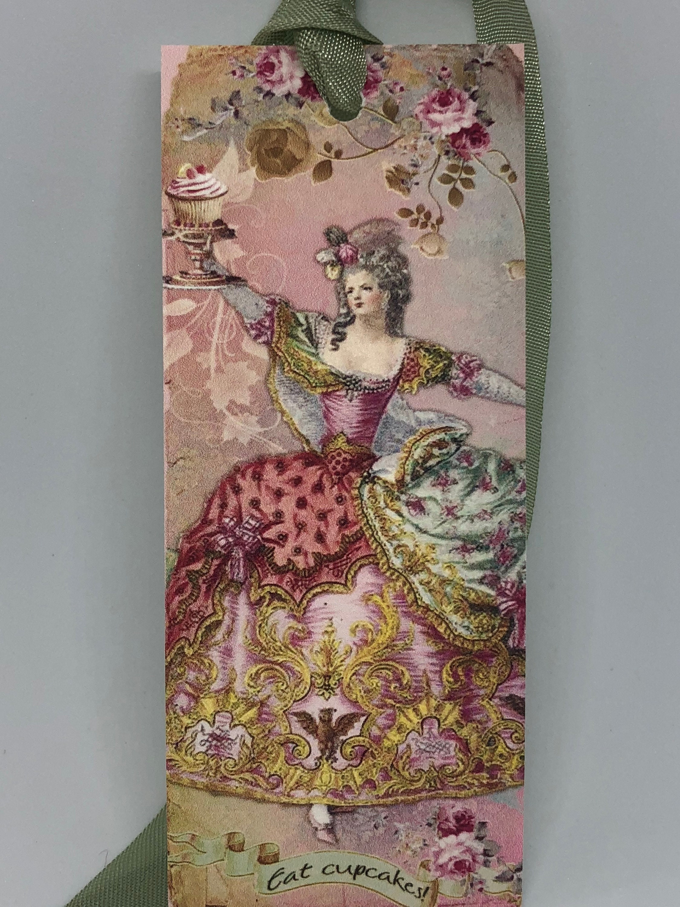 Marie Antoinette Bookmarks , French Theme Gift Tags , Eat Cake Bookmark ...