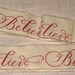 Muslin Christmas BELIEVE Vintage Inspired Hand Stamped Muslin Ribbon ...