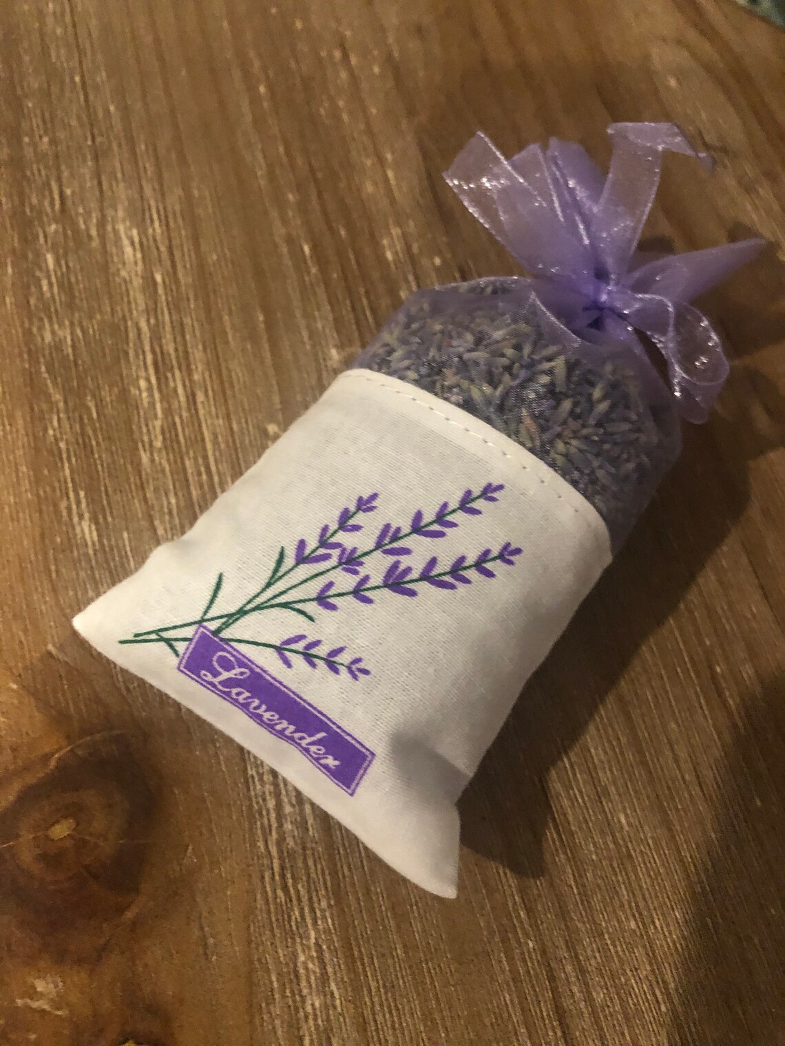 Lavender Image French Lavender Sachet, Vintage French Market Muslin ...
