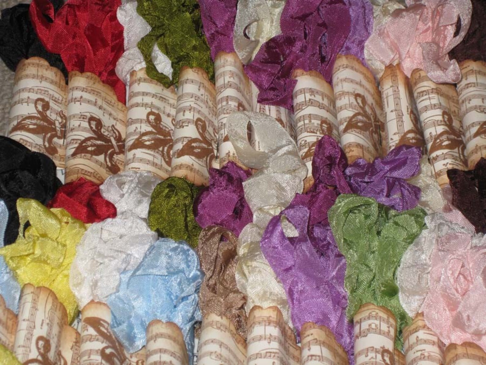 Scrunched Seam Binding Ribbon Crinkled Seam Binding Packaged - Etsy