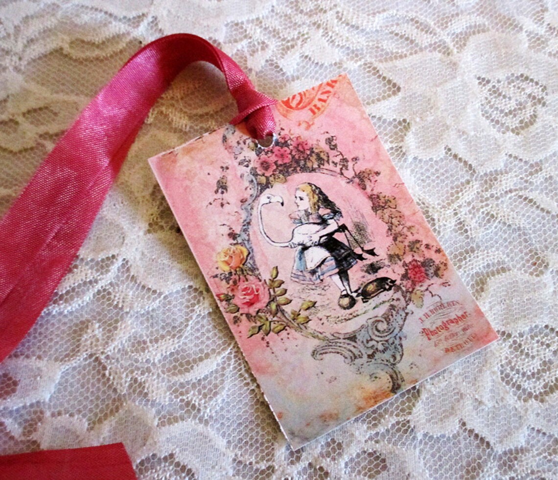 French Gift Tags Alice in Wonderland Gift Tags Gift Tag - Etsy