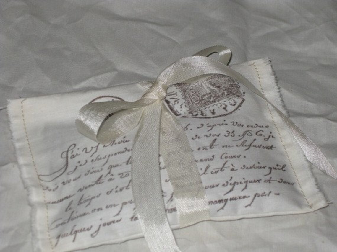 Vintage Paris Sachet Handmade and Hand Stamped Filled With Provance ...