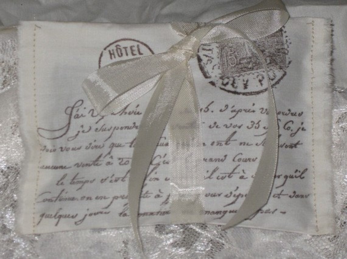 Vintage Paris Sachet Handmade and Hand Stamped Filled With Provance ...