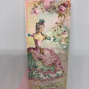 Marie Antoinette Bookmarks , French Theme Gift Tags , Eat Cake Bookmark ...