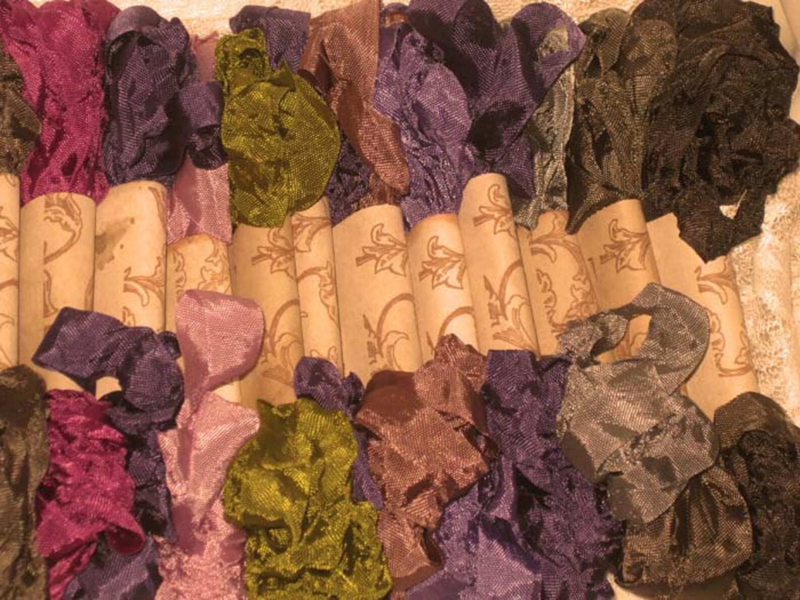 Scrunched Seam Binding Ribbon Crinkled Seam Binding - Etsy