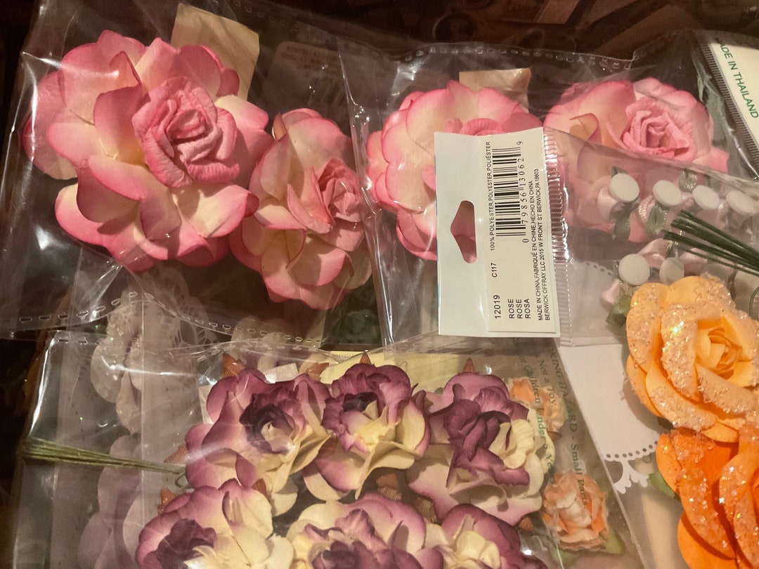 Craft Supply Assortment, 10 Random Items, Crafting and Scrapbooking ...