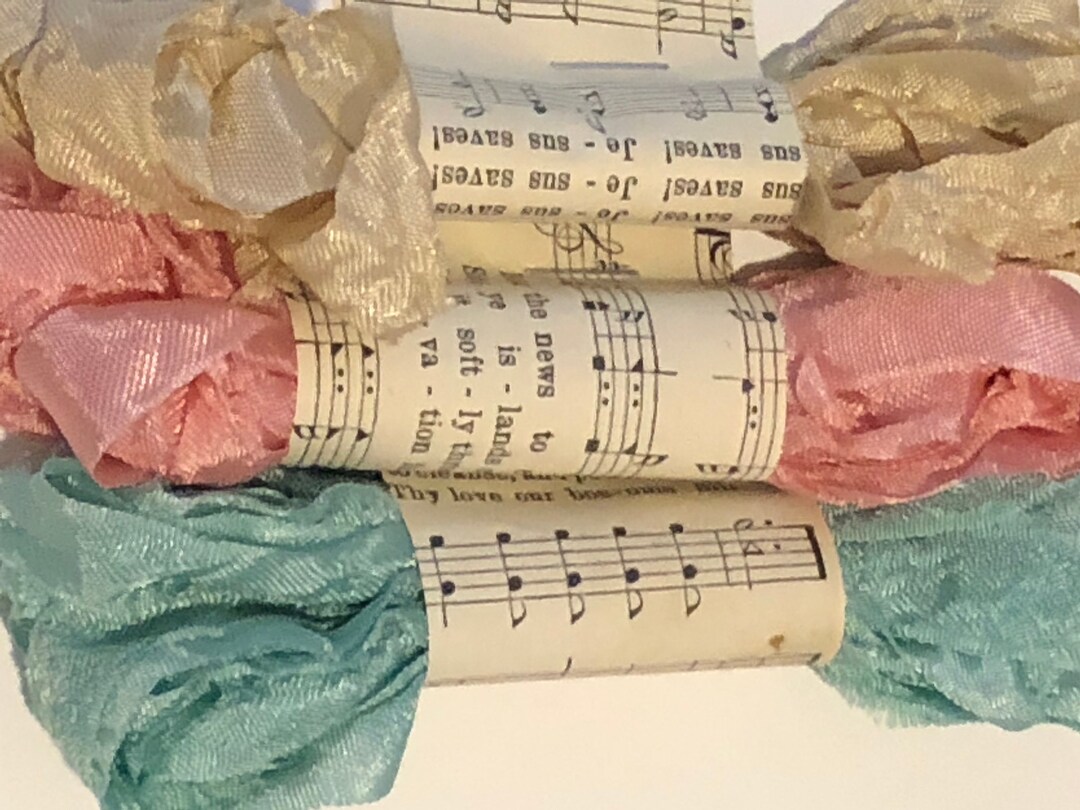 Scrunched Seam Binding Ribbon, French Country Style, Farm Style Seam ...