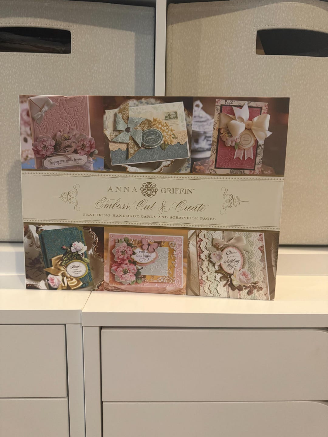 Anna Griffin Emboss, Cut & Create Book Featuring Handmade Cards and ...