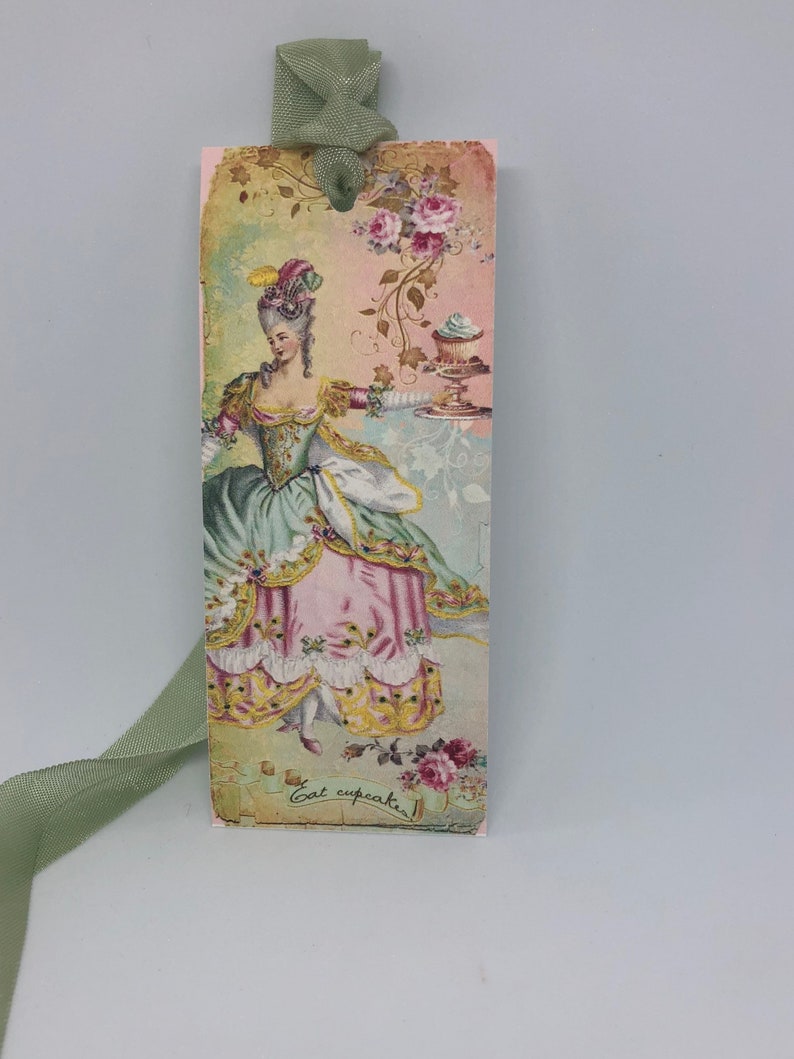 Marie Antoinette Bookmarks , French Theme Gift Tags , Eat Cake Bookmark ...